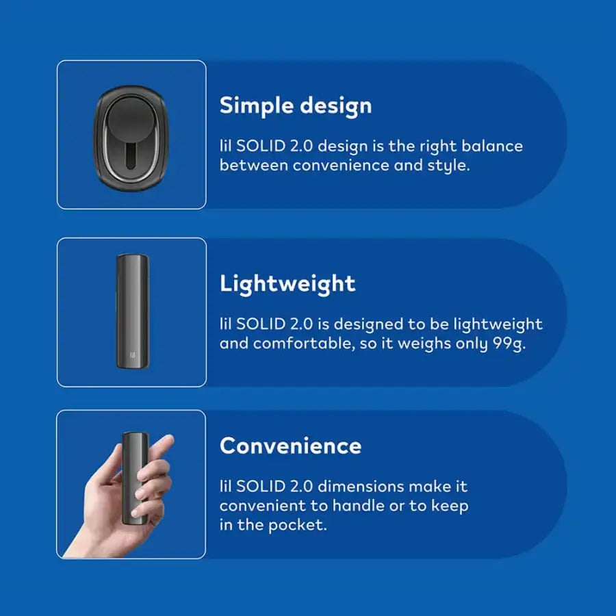 تسوق IQOS LIL Solid 2.0 Cosmic Blue Dubai ، Abu Dhabi ، الإمارات العربية المتحدة - AED 199